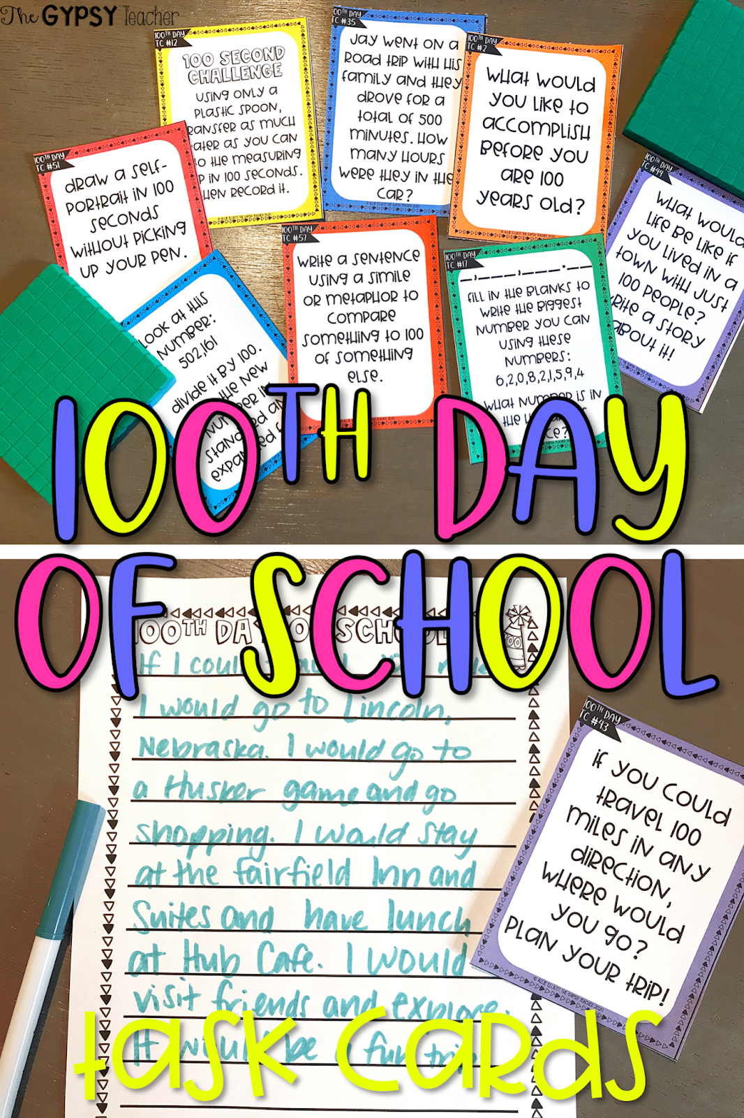 100th Day of School Activities for Upper Elementary - The Classroom ...