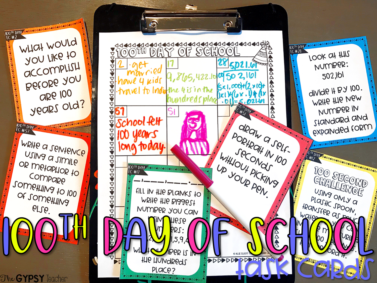 100th Day of School Activities for Upper Elementary - The Classroom ...